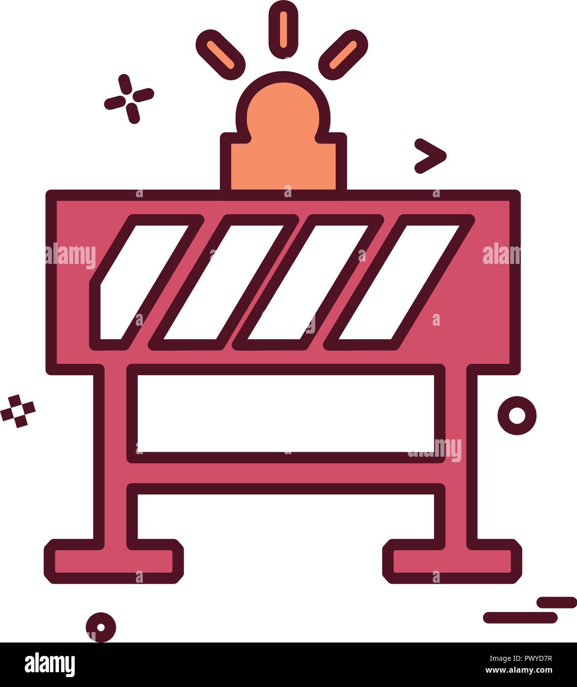 road blocker icon vector design Stock Vector Image & Art - Alamy