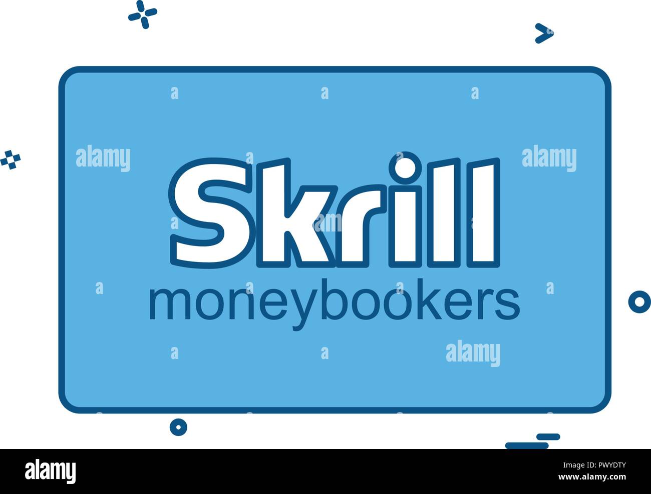 Skrill card icon design vector Stock Vector Image & Art - Alamy