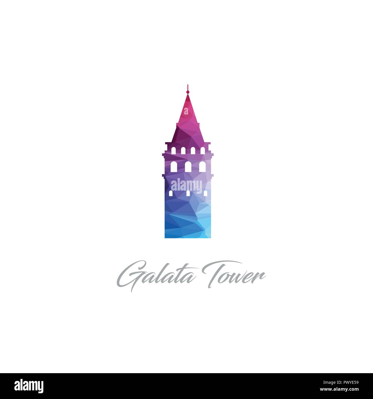 World Famous landmarks design with creative background vector Stock ...