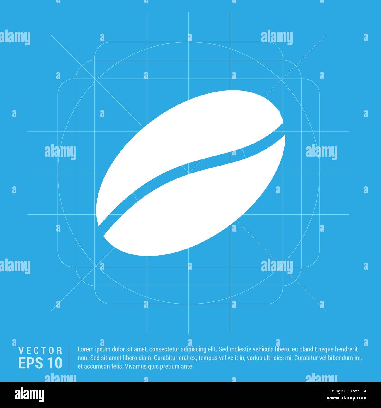 Coffee Seed Icon Stock Vector Image & Art - Alamy