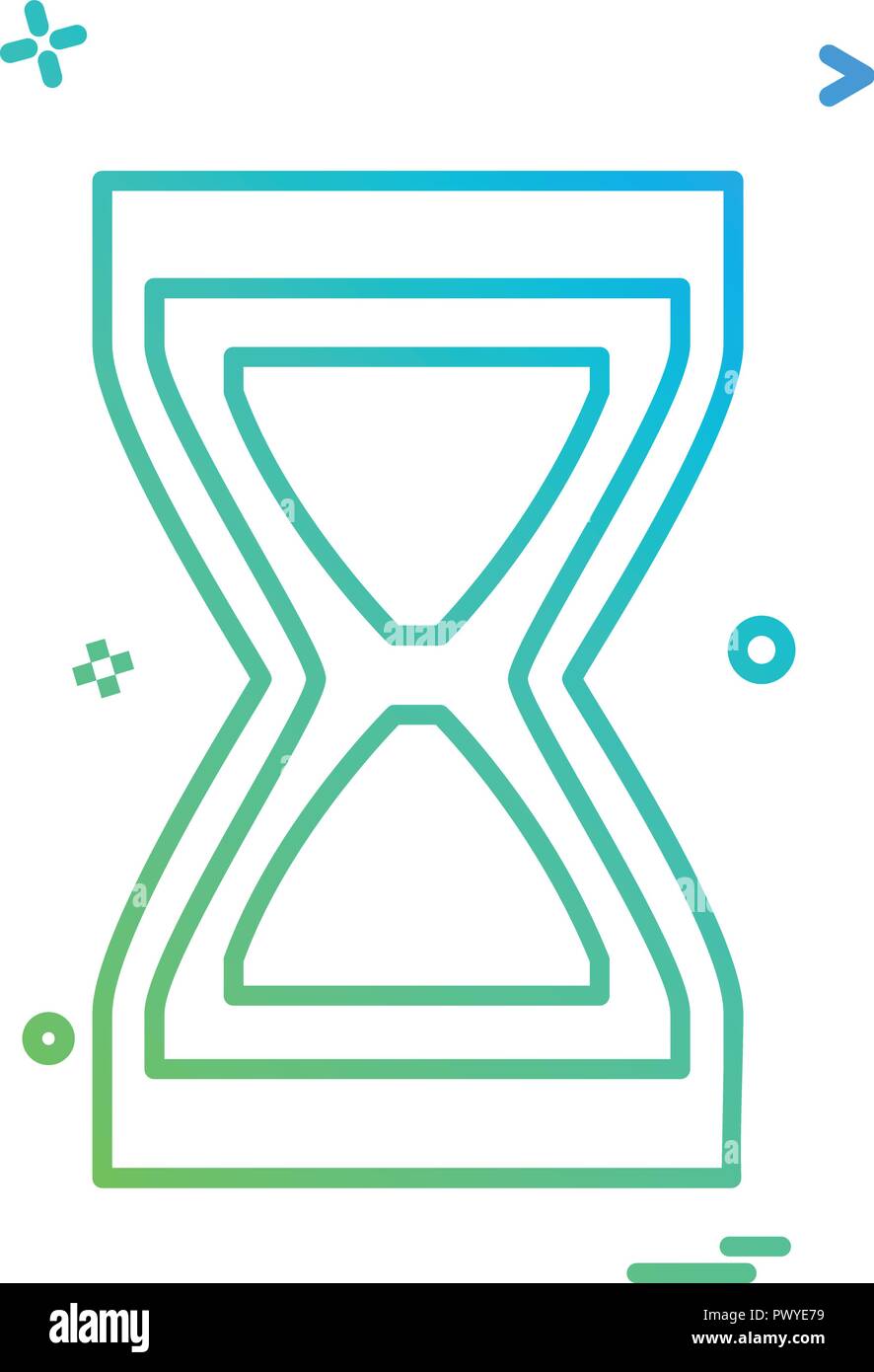 Wait icon design vector Stock Vector Image & Art - Alamy