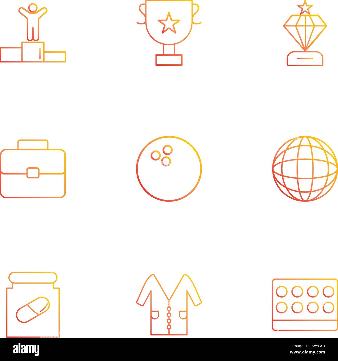 Award Position, Breifcase, Medicine,Trophy , diamond, bowling ball ...
