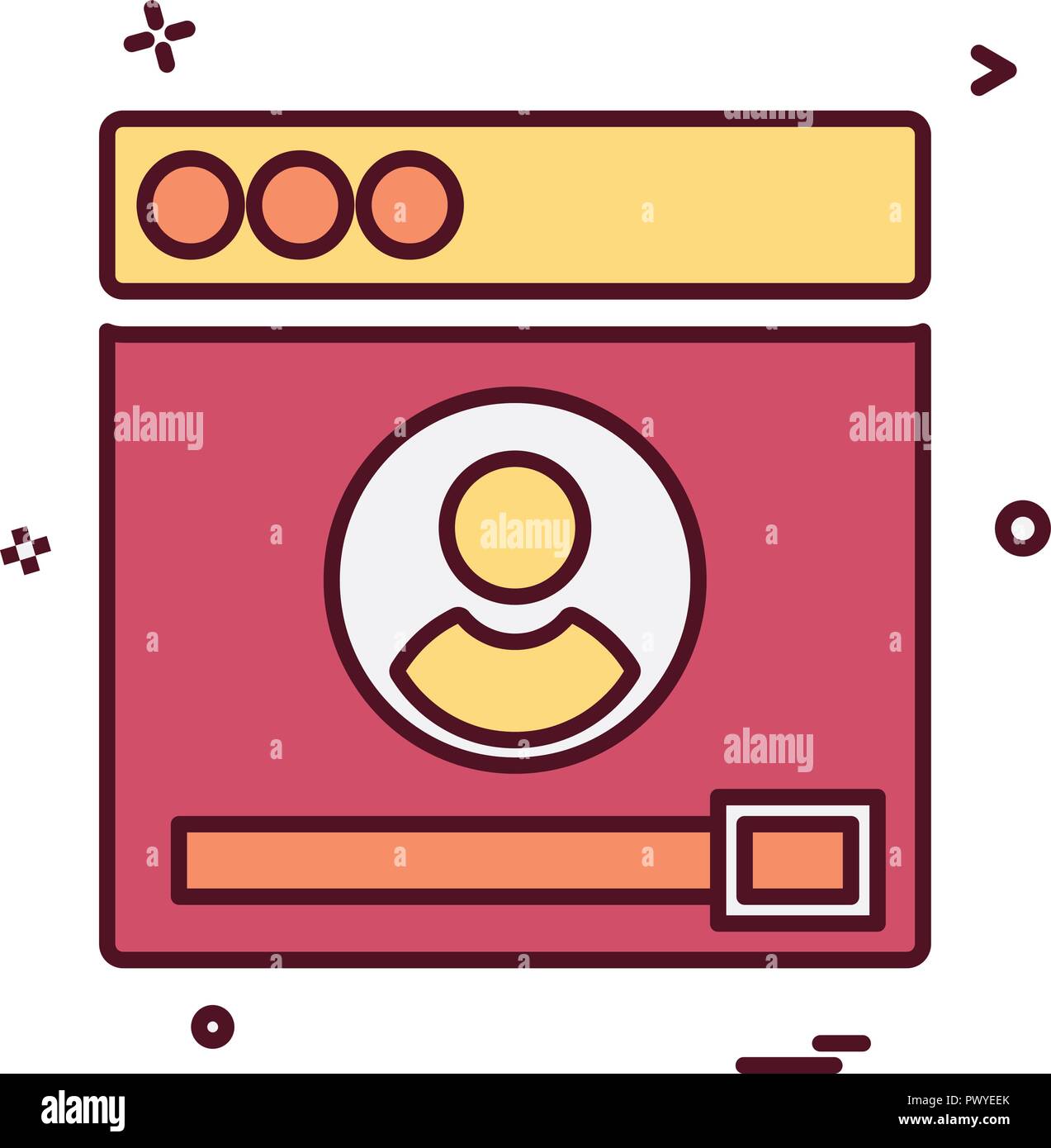 Web layouts icon design vector Stock Vector Image & Art - Alamy