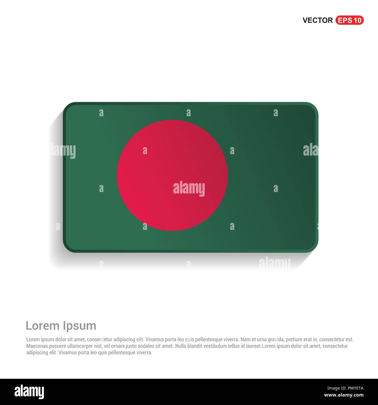 Bangladesh flag design vector Stock Vector Image & Art - Alamy