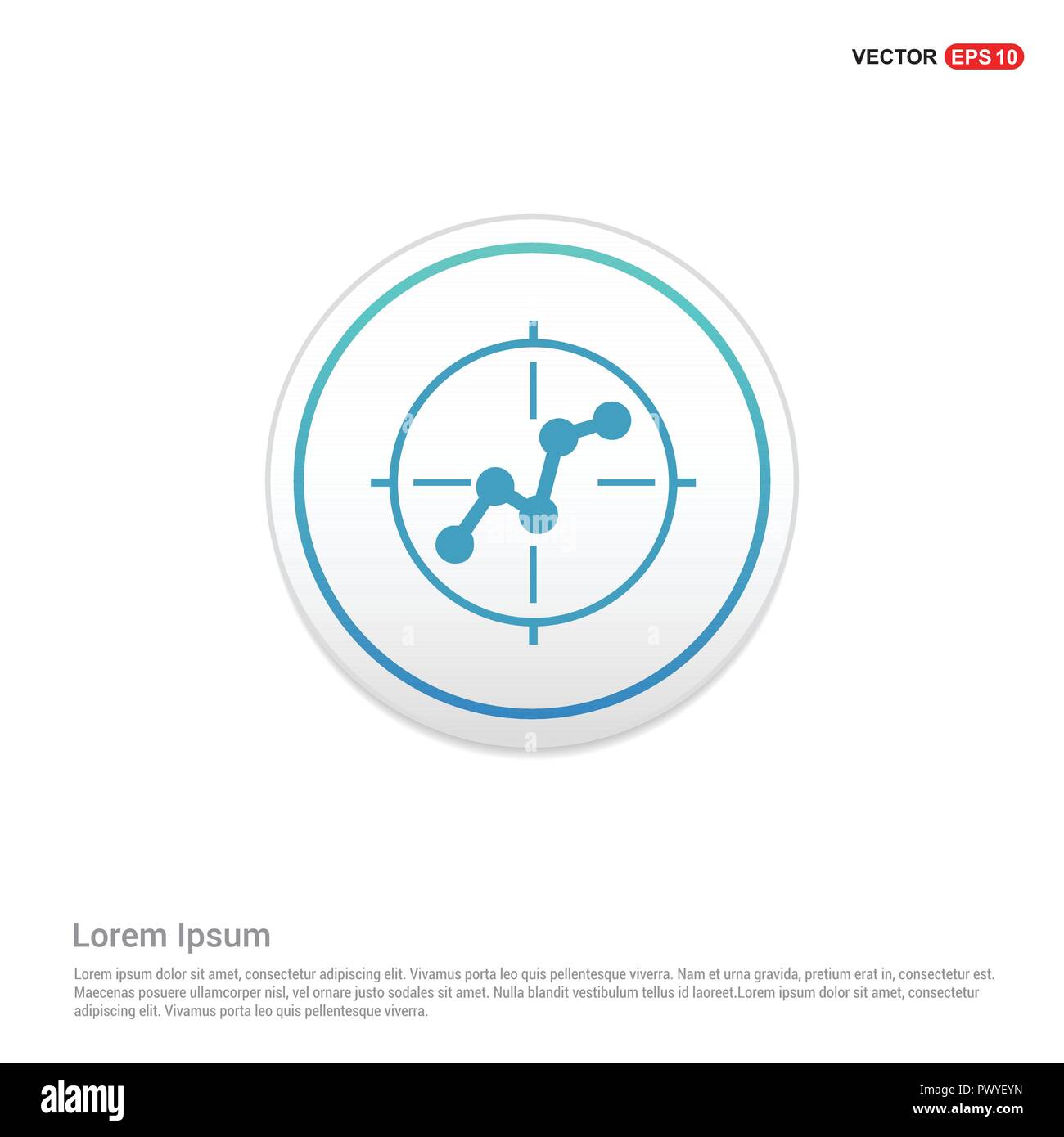 Project connection icon - white circle button Stock Vector Image & Art ...