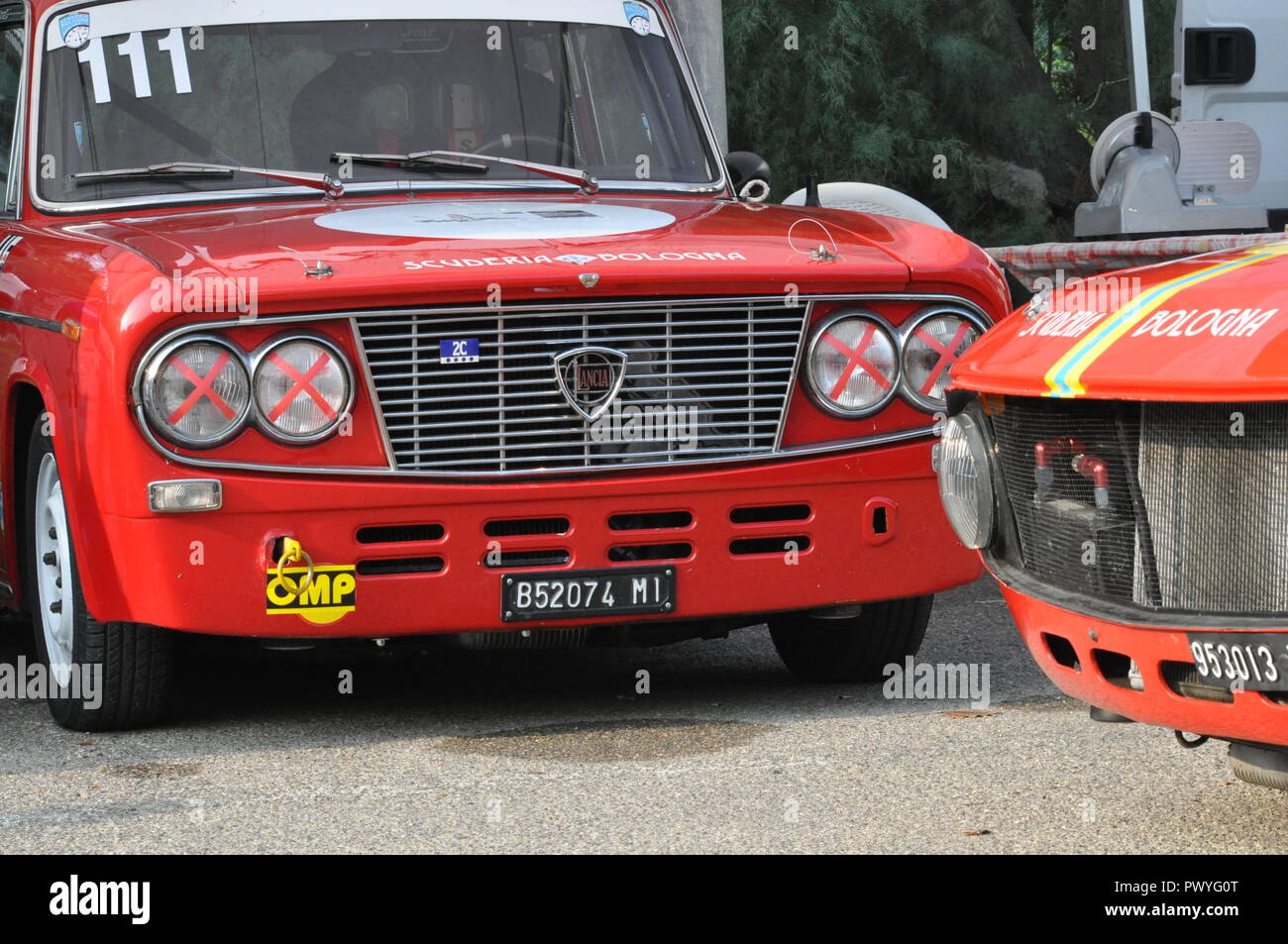 PESARO , ITALY - OTT 13 - 2018 :LANCIA FULVIA 2C FIRST EDITION RACE ...