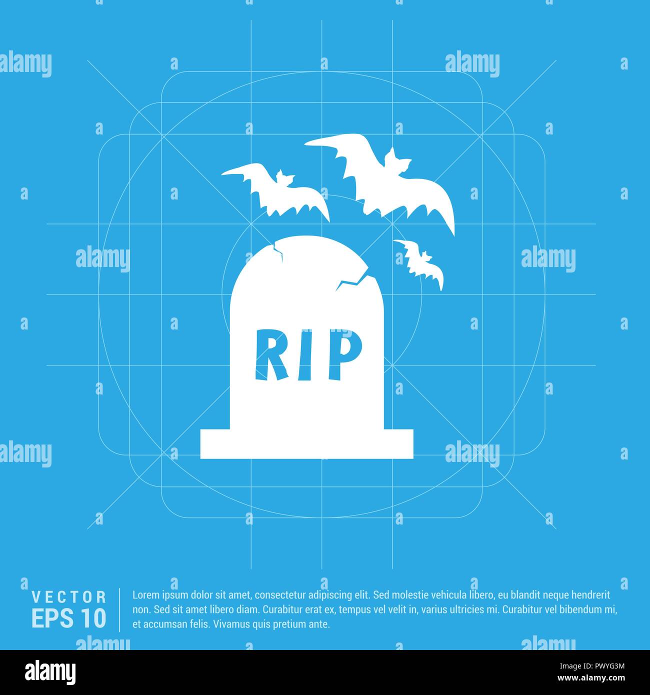 Halloween Grave icon Stock Vector Image & Art - Alamy