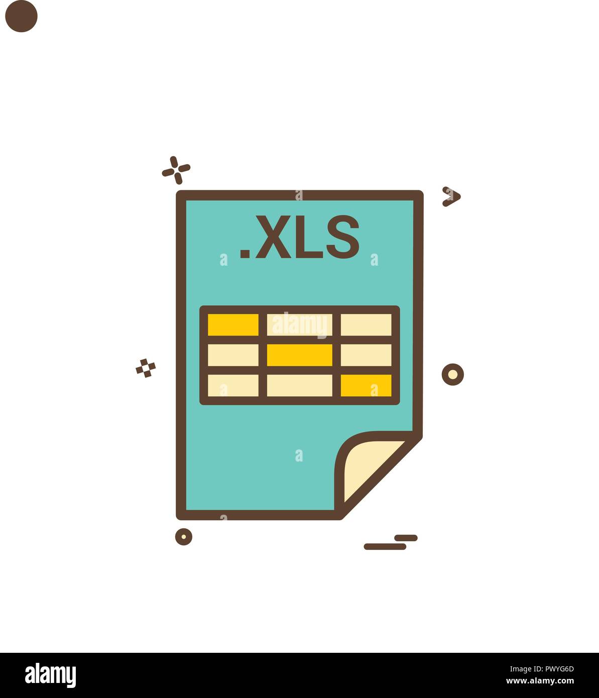 XLS application download file files format icon vector design Stock ... XLS application download file files format icon vector design Stock ...