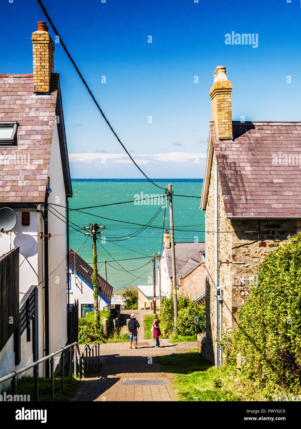 Welsh seaside town resort hi-res stock photography and images - Alamy