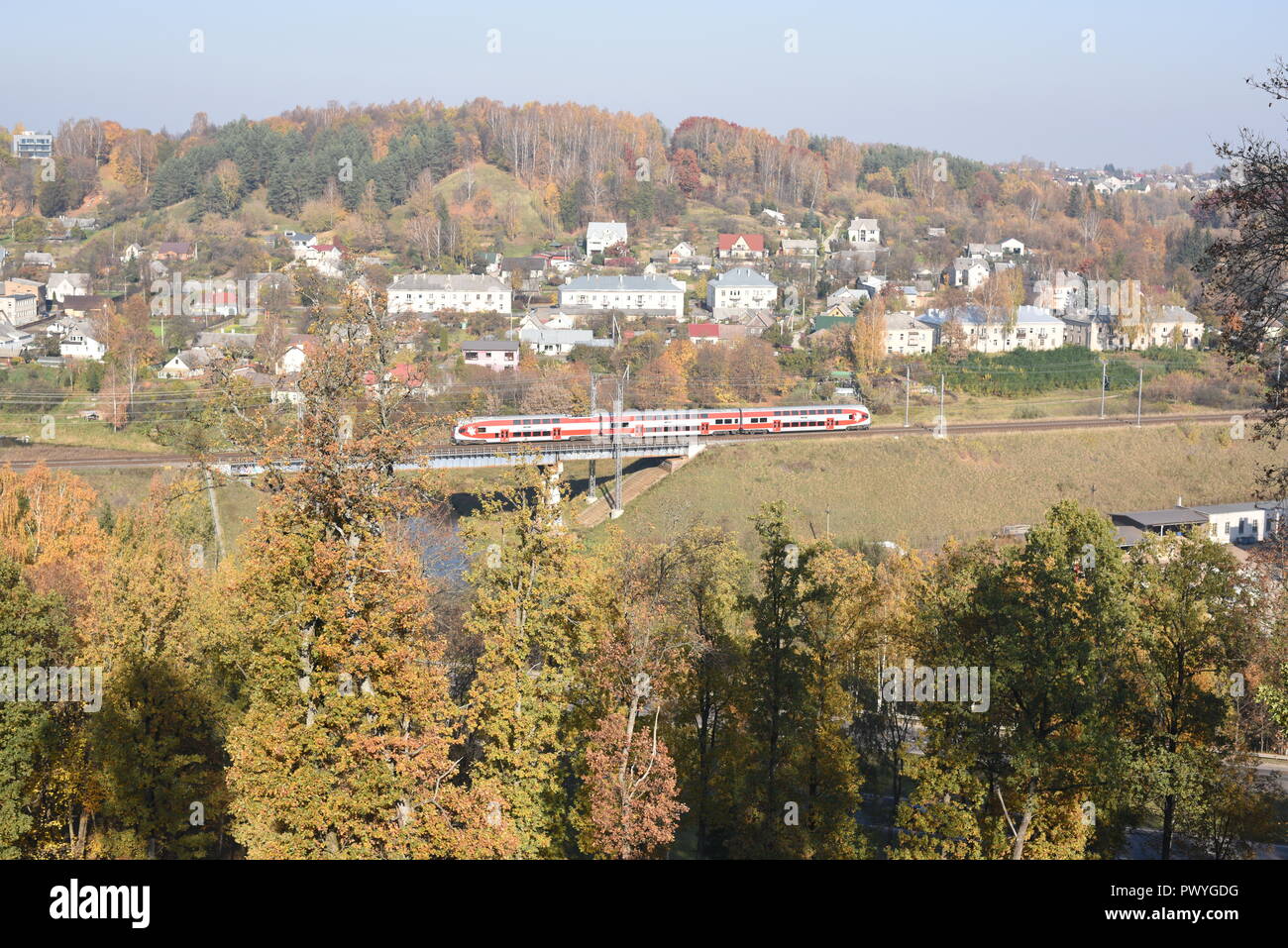 The maple leaf train hi-res stock photography and images - Alamy