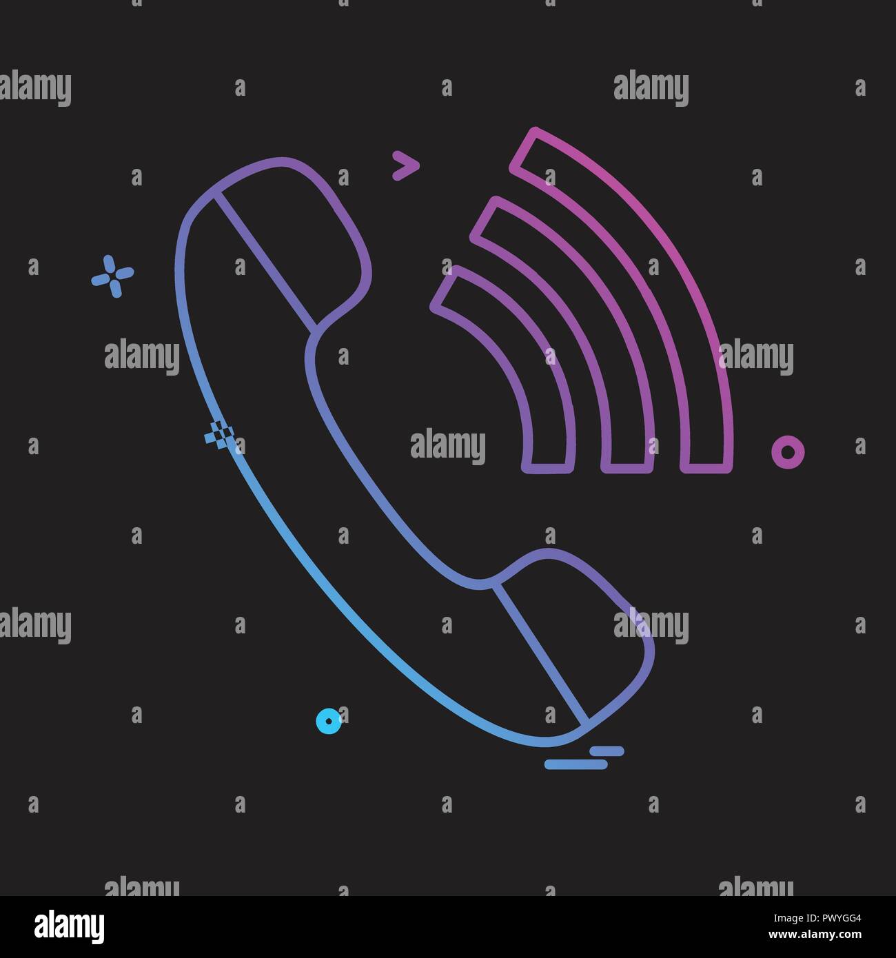 Call icon design vector Stock Vector Image & Art - Alamy