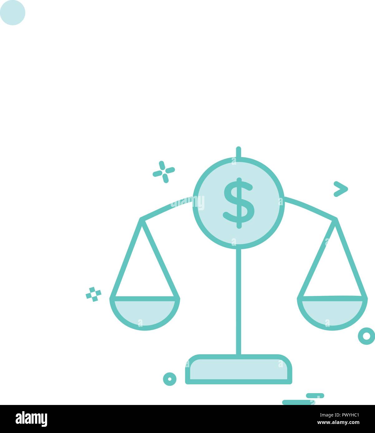 Balance finance money scale icon vector design Stock Vector Image & Art ...