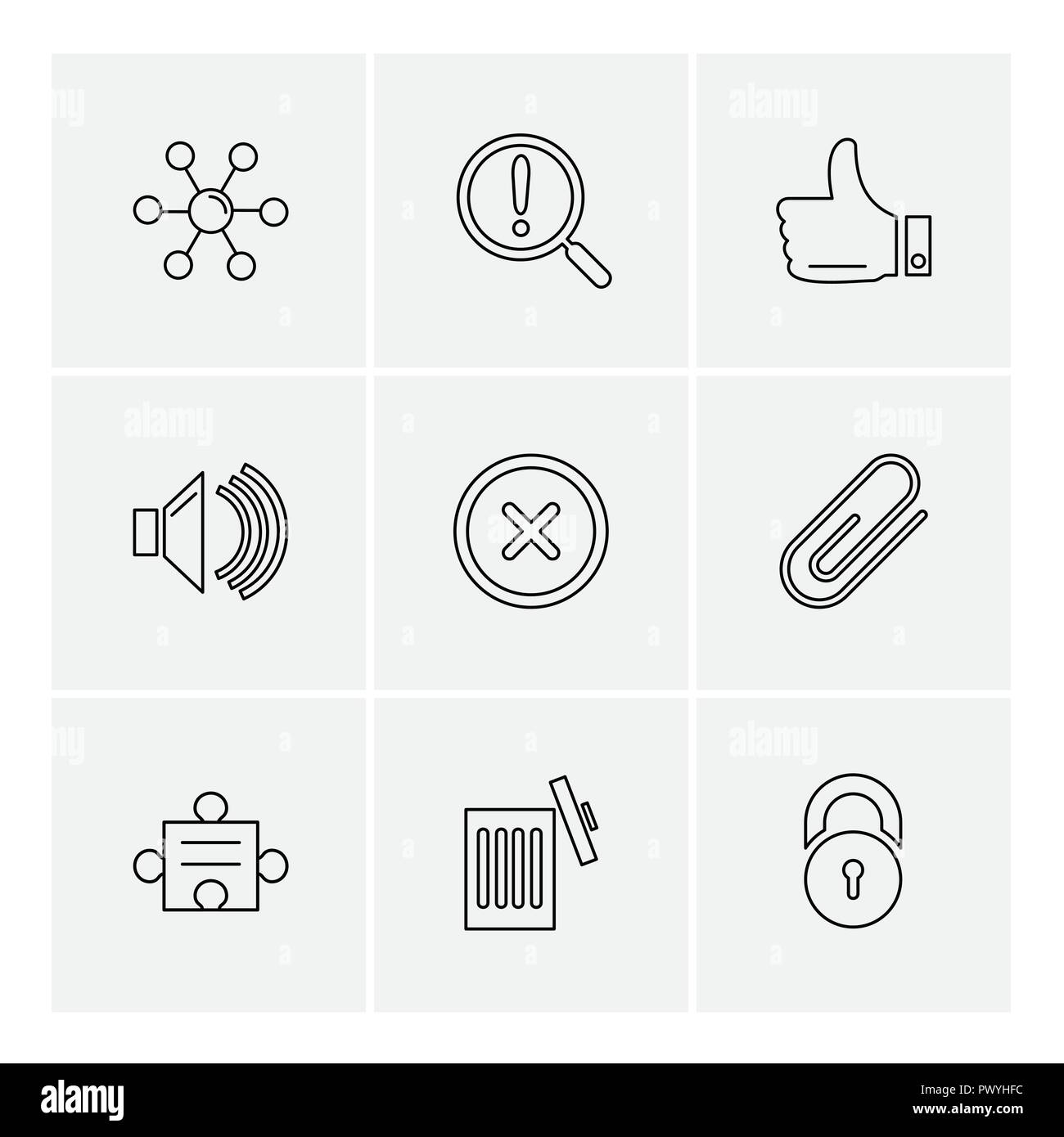 multimedia , sound , buttons , dwonload , upload , pin , key ,error ...