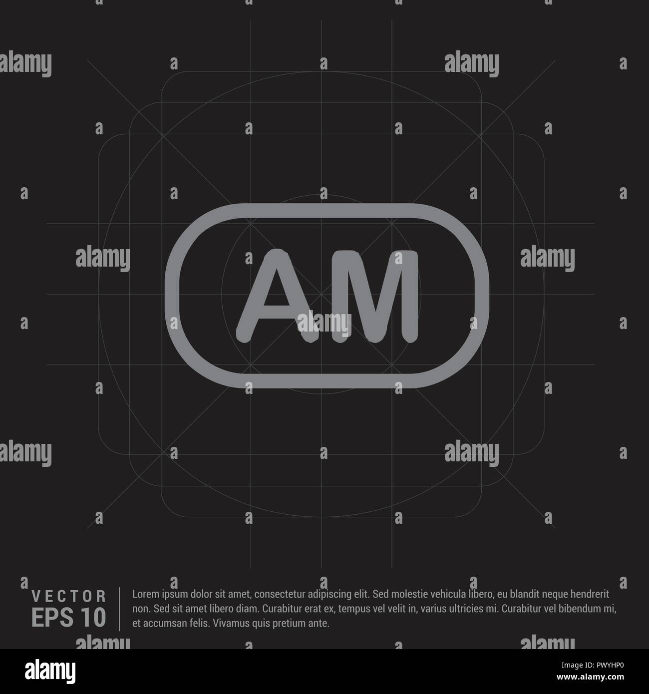 Am radio frequency icon Stock Vector Image & Art - Alamy