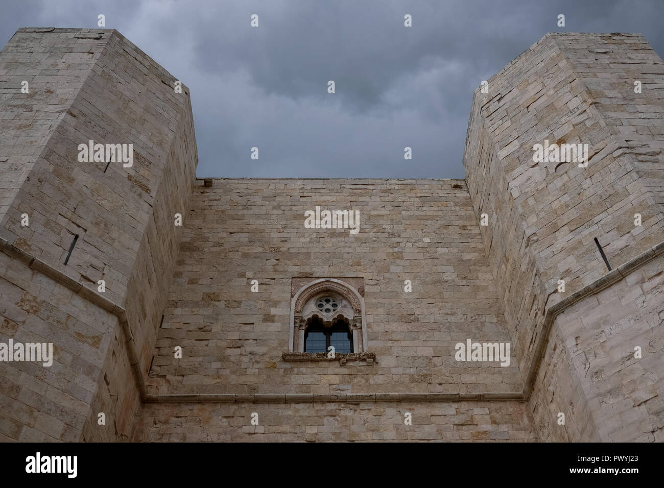 Castel del Monte, UNESCO World Heritage Site. Medieval castle built in ...