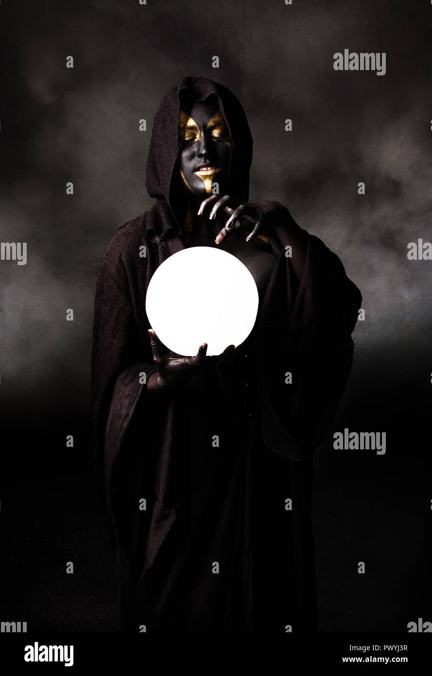 Portrait of a witch Stock Photo - Alamy