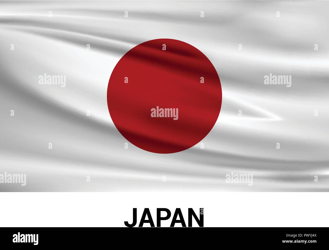 Japan flag design vector Stock Vector Image & Art - Alamy
