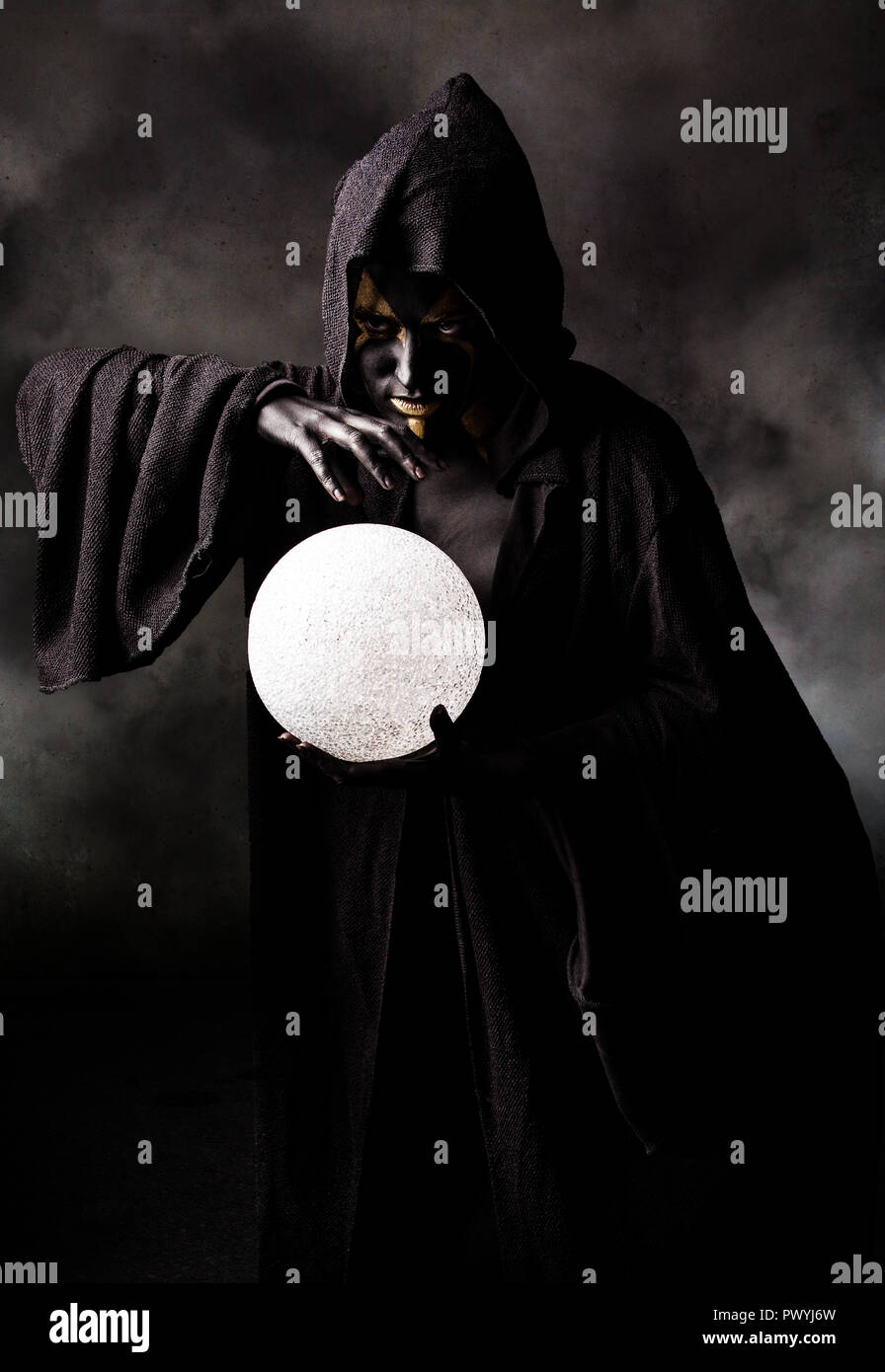 Portrait of a witch Stock Photo - Alamy