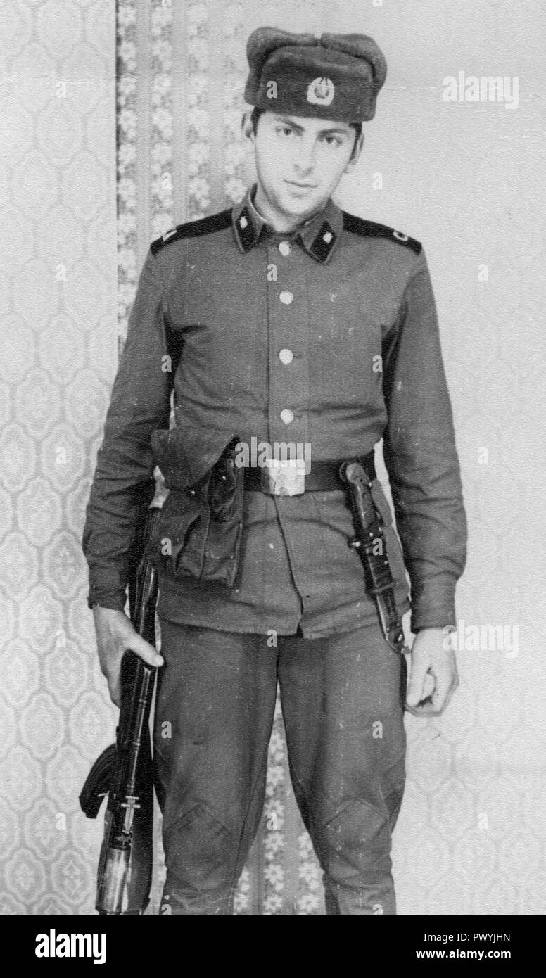 Russian soldier with AK47 Stock Photo - Alamy