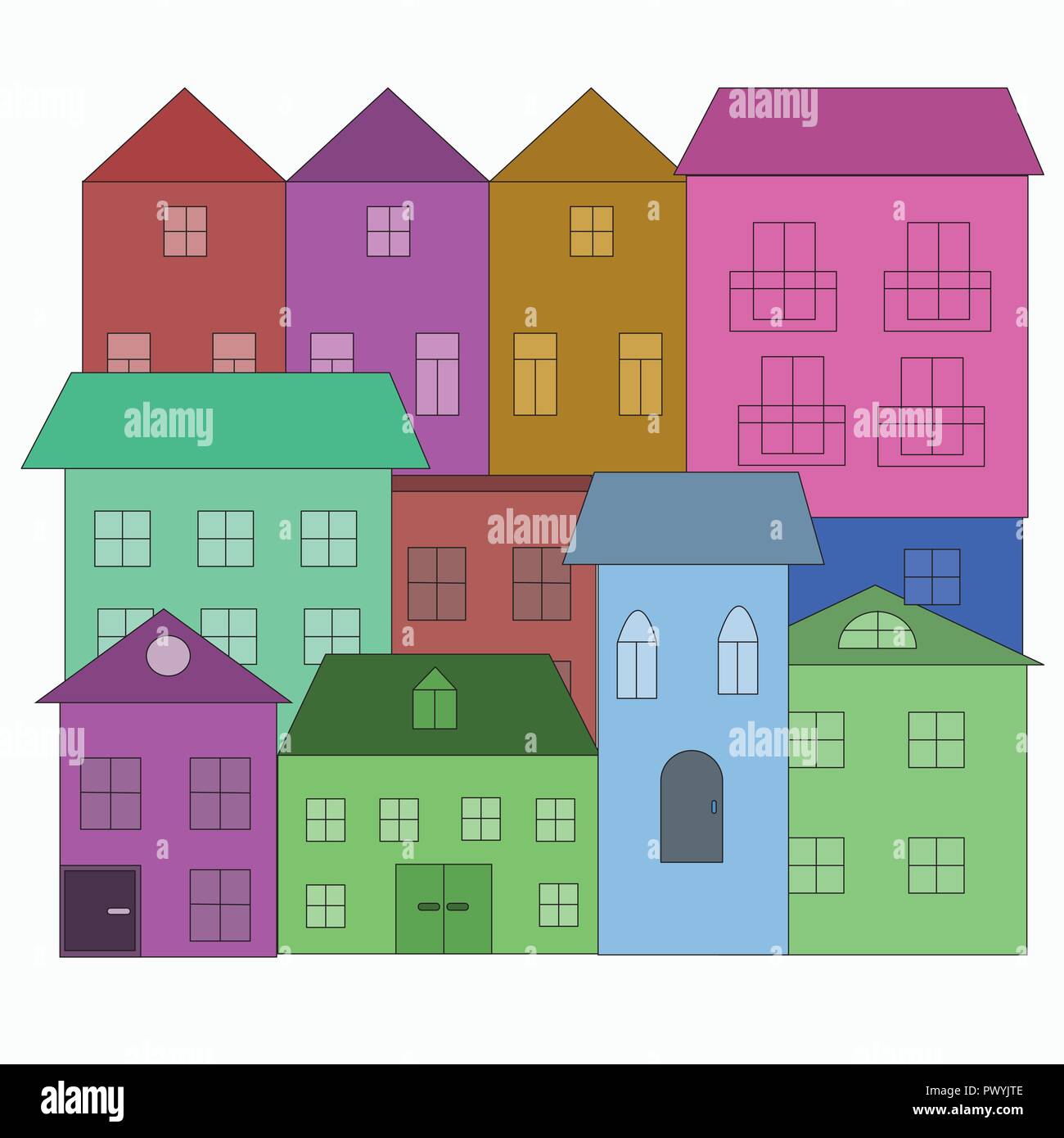 Cartoon castle hi-res stock photography and images - Alamy