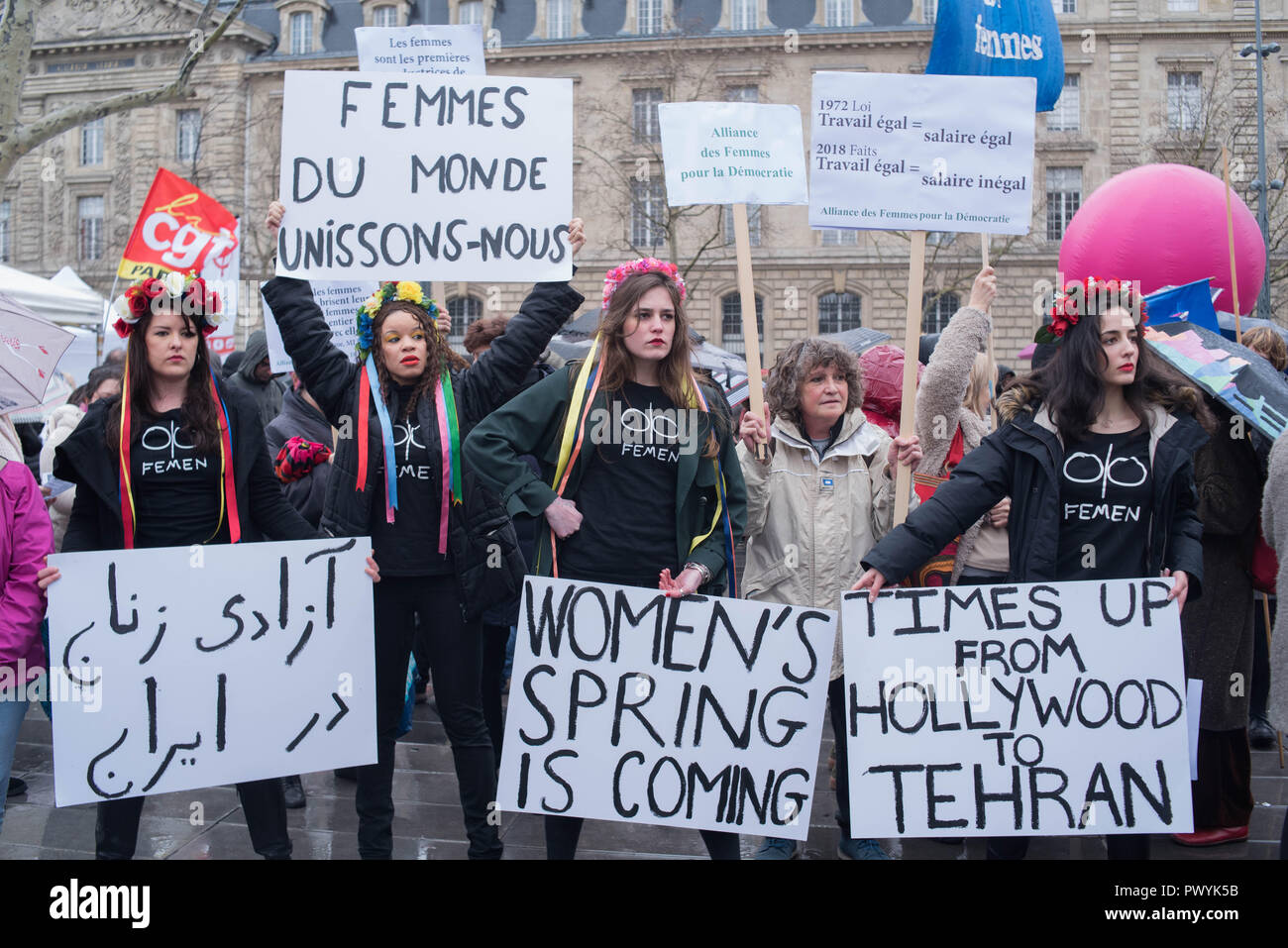 Mouvement feministe femen hi-res stock photography and images - Alamy