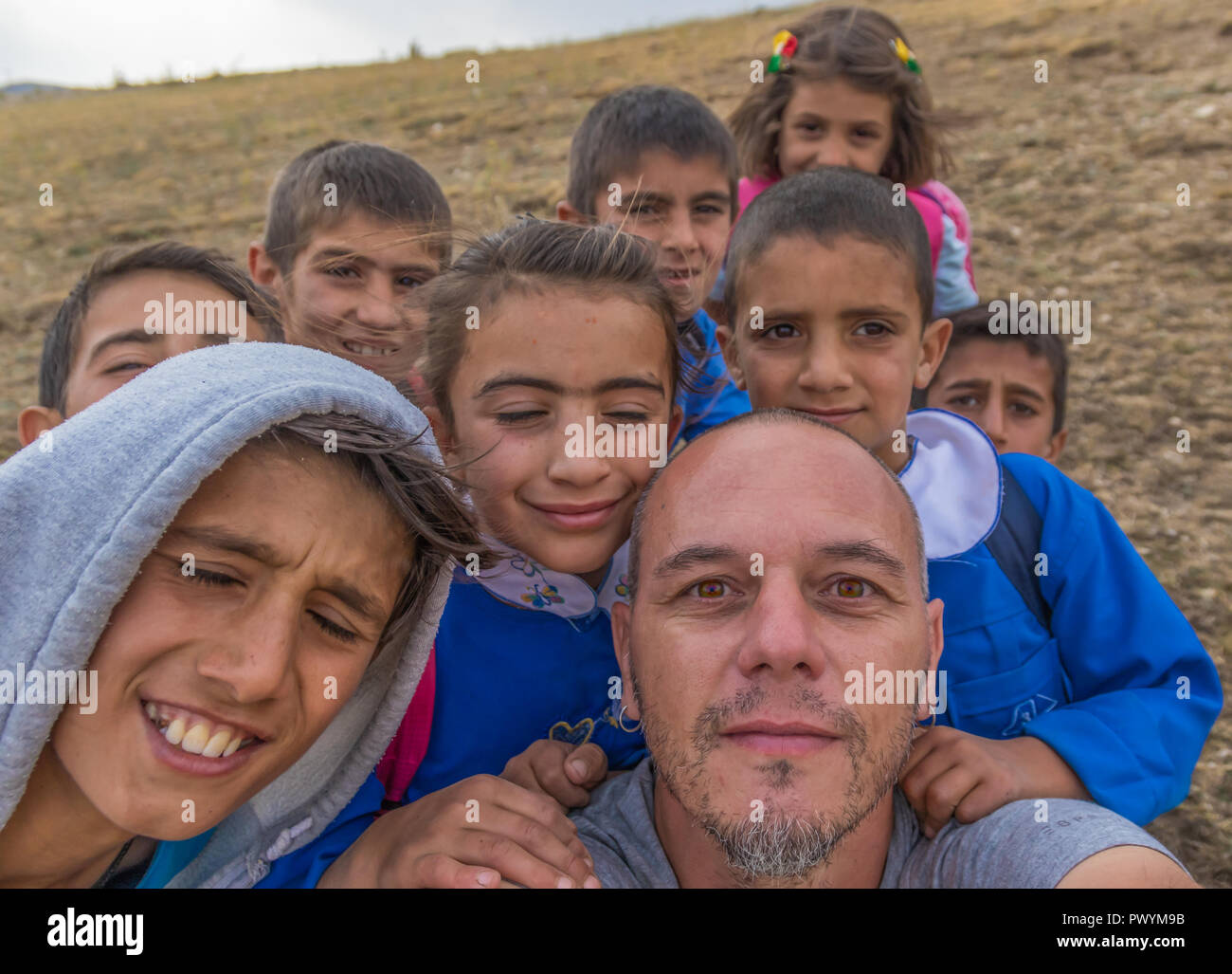 Kurdish village iran turkey border hi-res stock photography and images ...