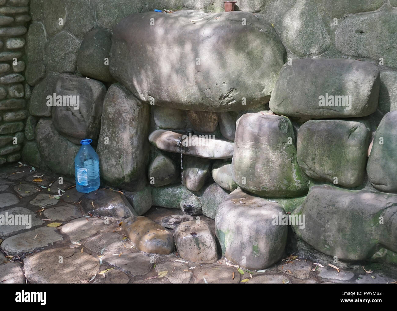 Saint Nino Bodbe Monastery Wonderworking Holy Spring Water Stock Photo ...