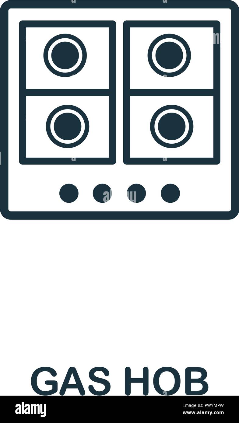 Modern gas hob Stock Vector Images - Alamy