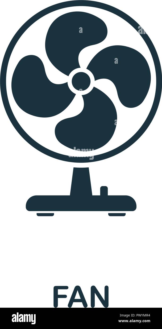 Fan icon. Premium style design from household collection. UX and UI ...