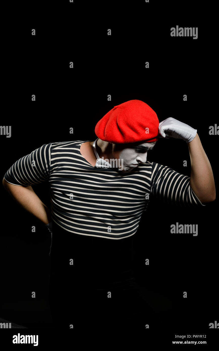 Male mime hi-res stock photography and images - Alamy