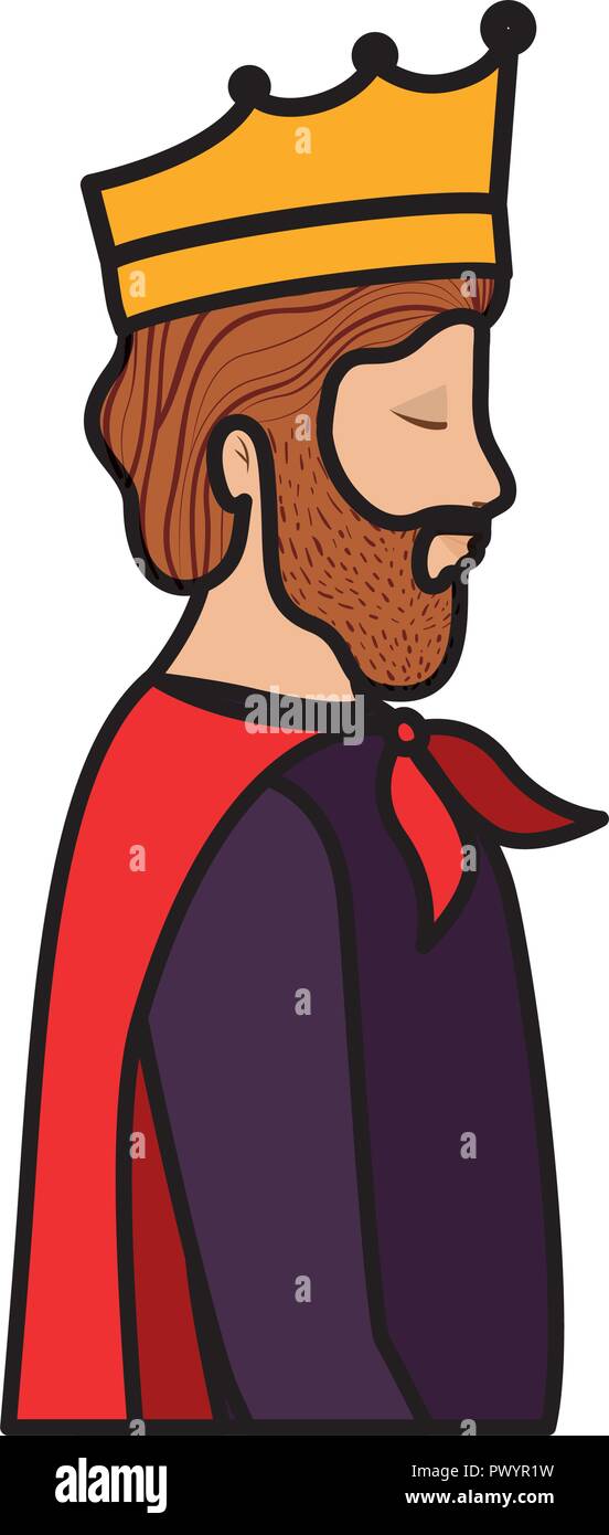 Wise man manger character vector Stock Vector Images - Alamy