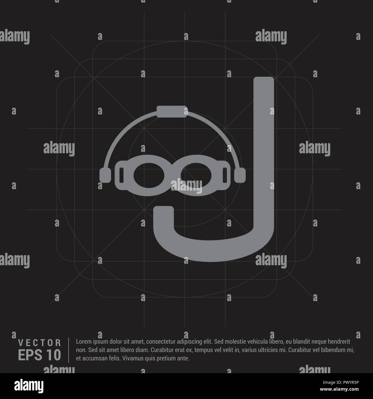 Swimming Mask Icon Stock Vector Image & Art - Alamy