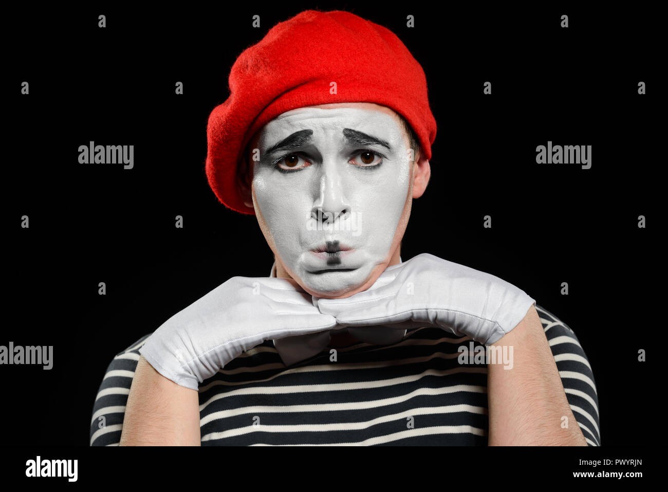 Sad mime hi-res stock photography and images - Alamy