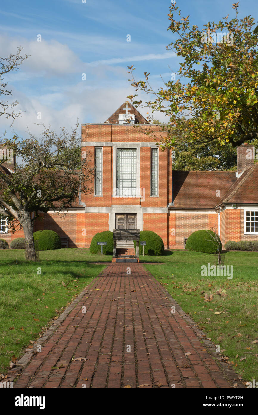 Sandham Memorial Chapel, a grade I listed 1920s decorated building ...