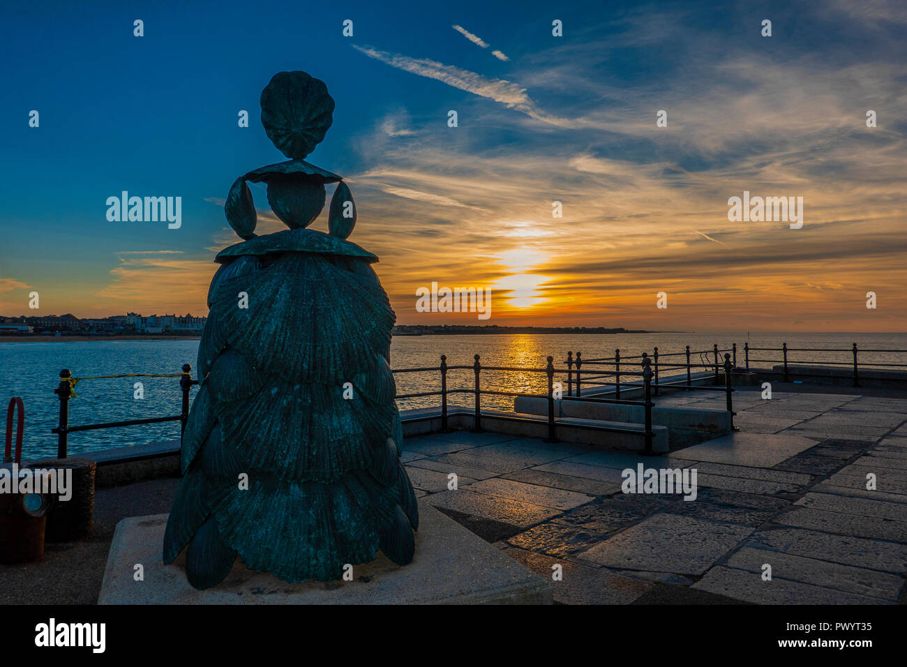 Mrs Booth,The Shell Lady,Bronze Sculpture,by,Ann Carrington,The Harbour ...