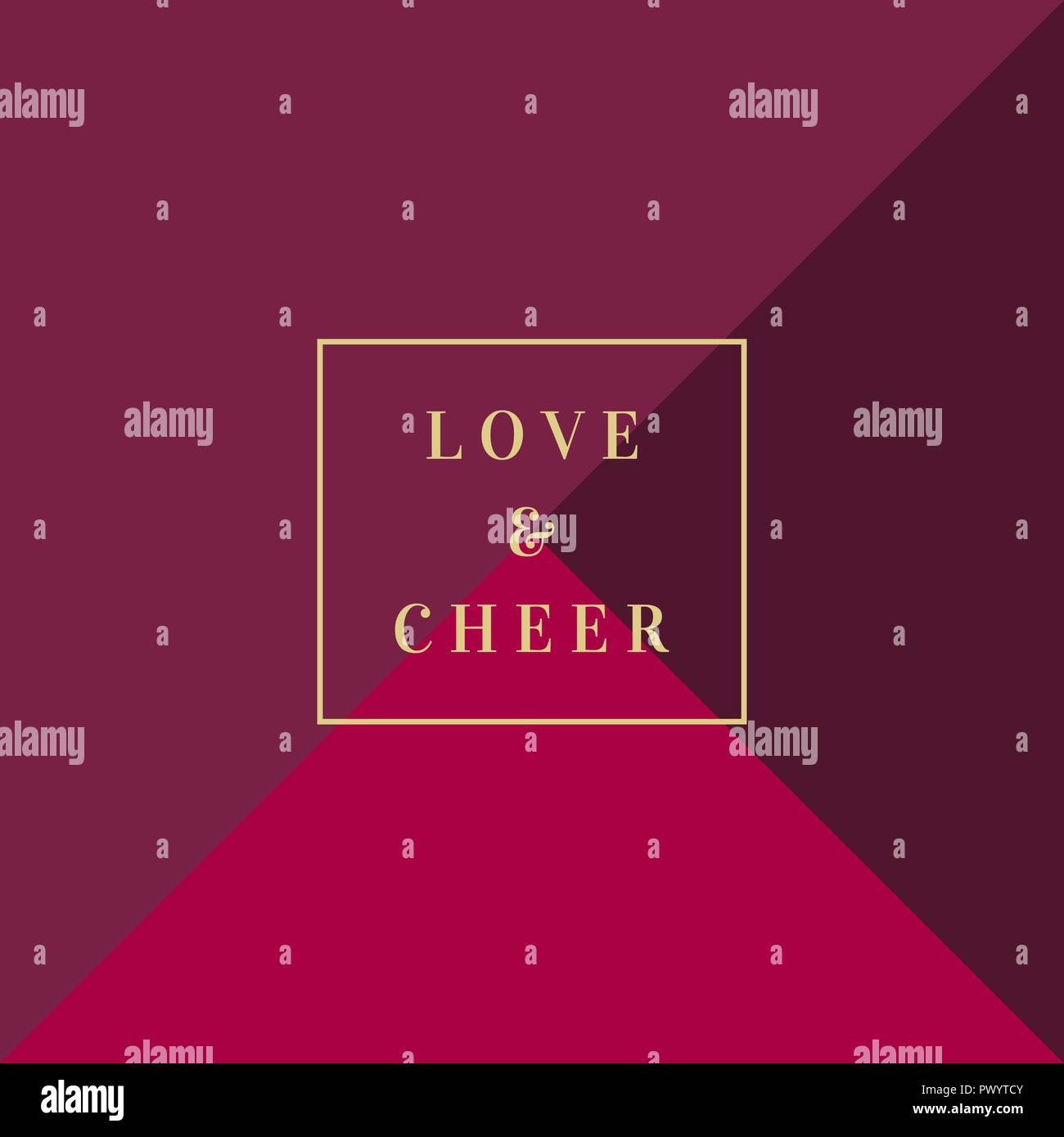 Christmas love triangle Stock Vector Images - Alamy