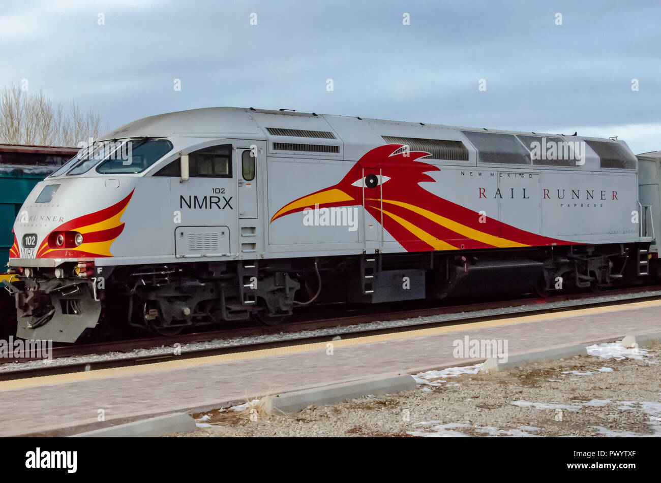 The Rail Runner is a fast passenger train in Albuquerque regional area ...