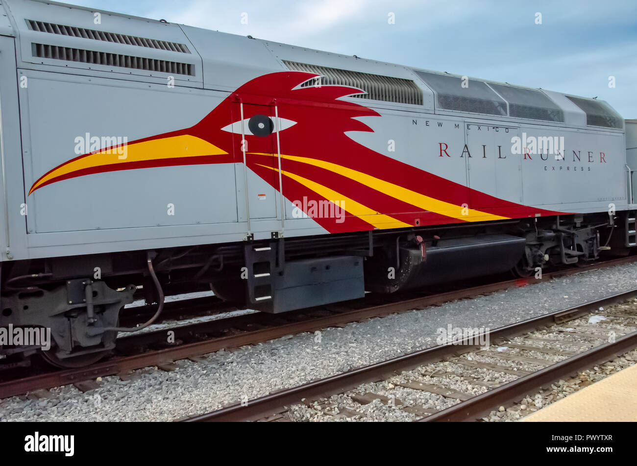 The Rail Runner is a fast passenger train in Albuquerque regional area ...