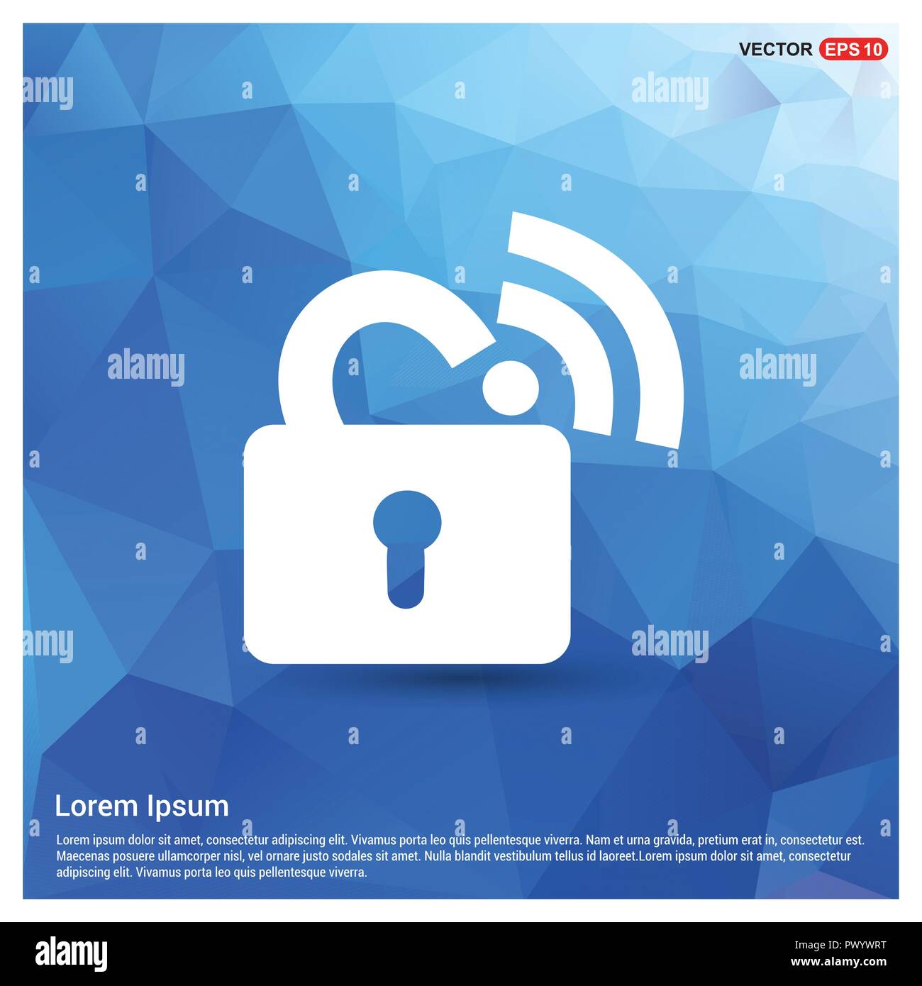 Wifi locked signs - Free vector icon Stock Vector Image & Art - Alamy