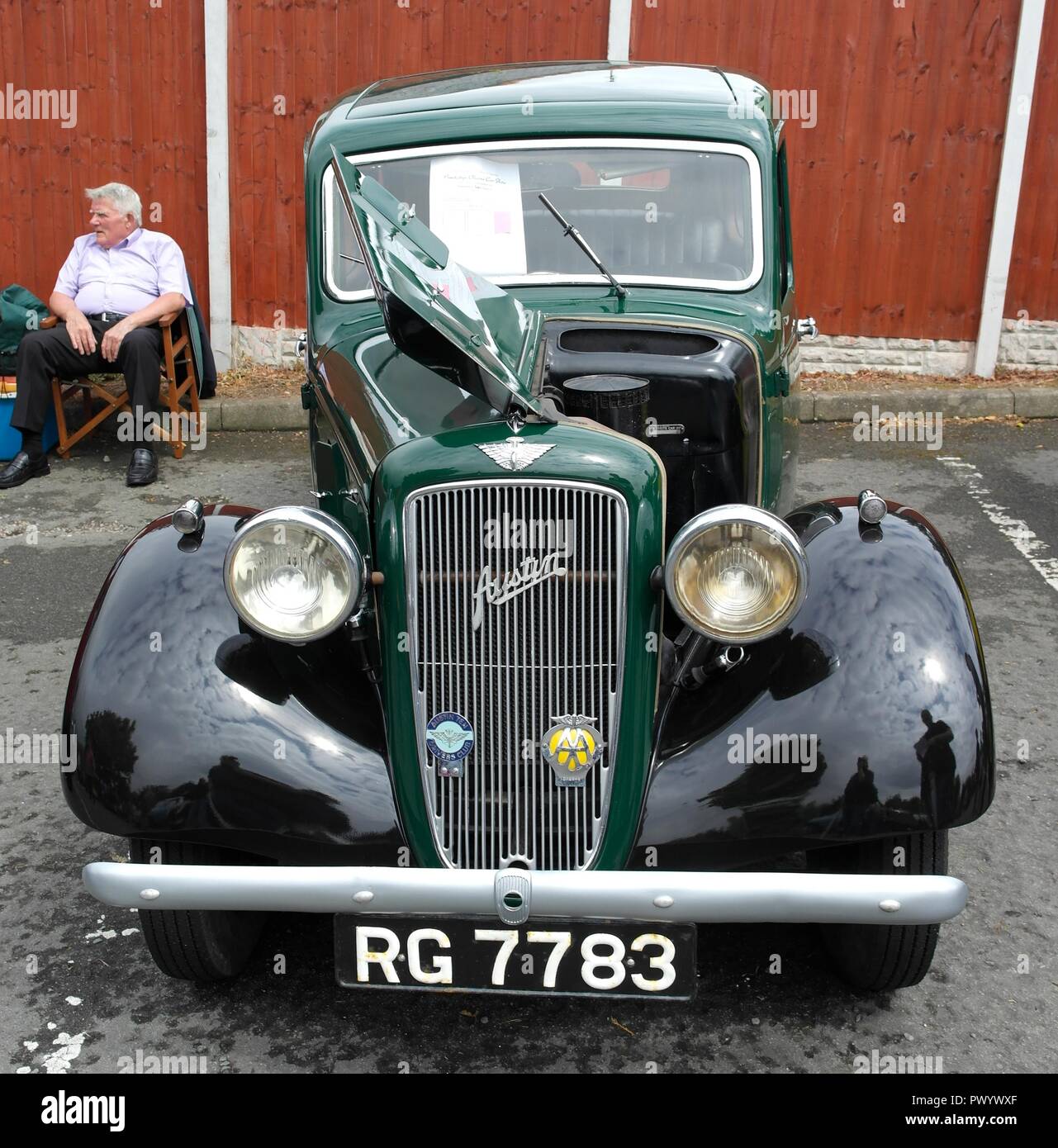 Prestatyn, Uk Classic car show in Prestatyn North Wales credit Ian ...