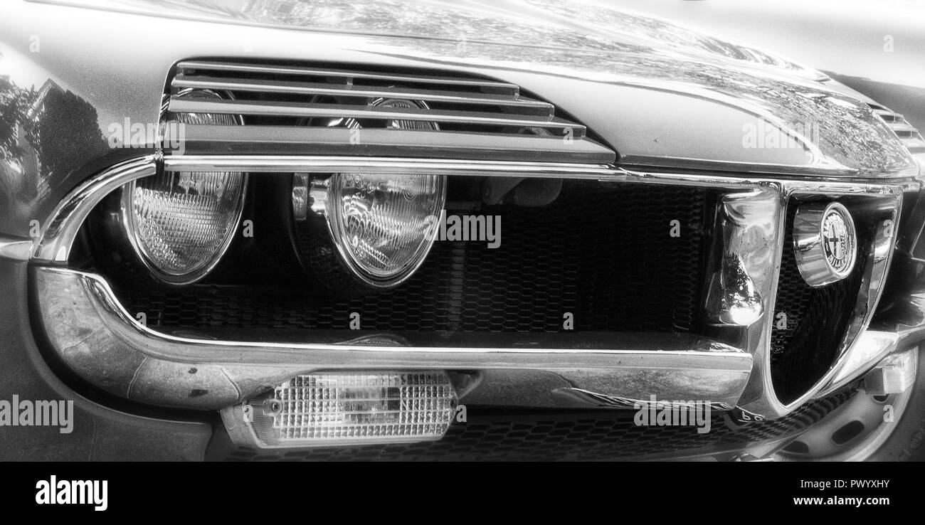 ANCONA , ITALY - SET 23 - 2018 : ALFA ROMEO MONTREAL 1976 old car Stock ...