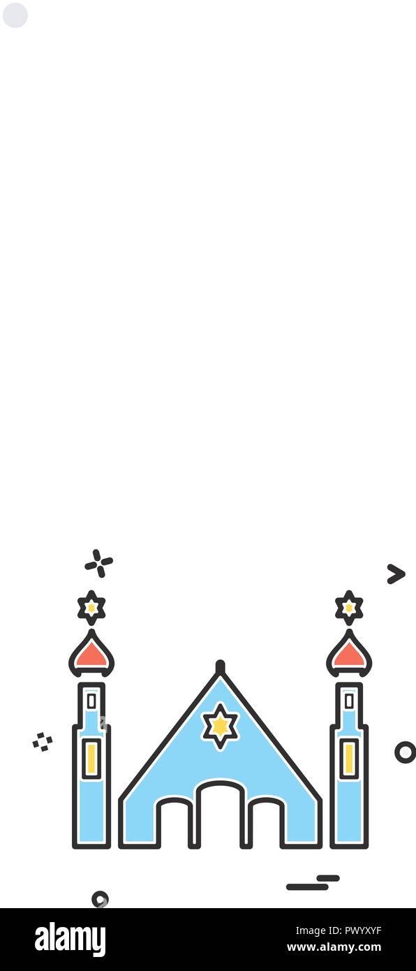 Jewish temple icon design vector Stock Vector Image & Art - Alamy