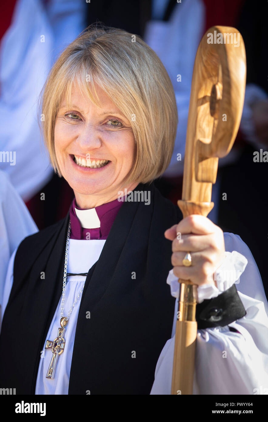 The Venerable Beverley Anne Mason following her consecration as the ...