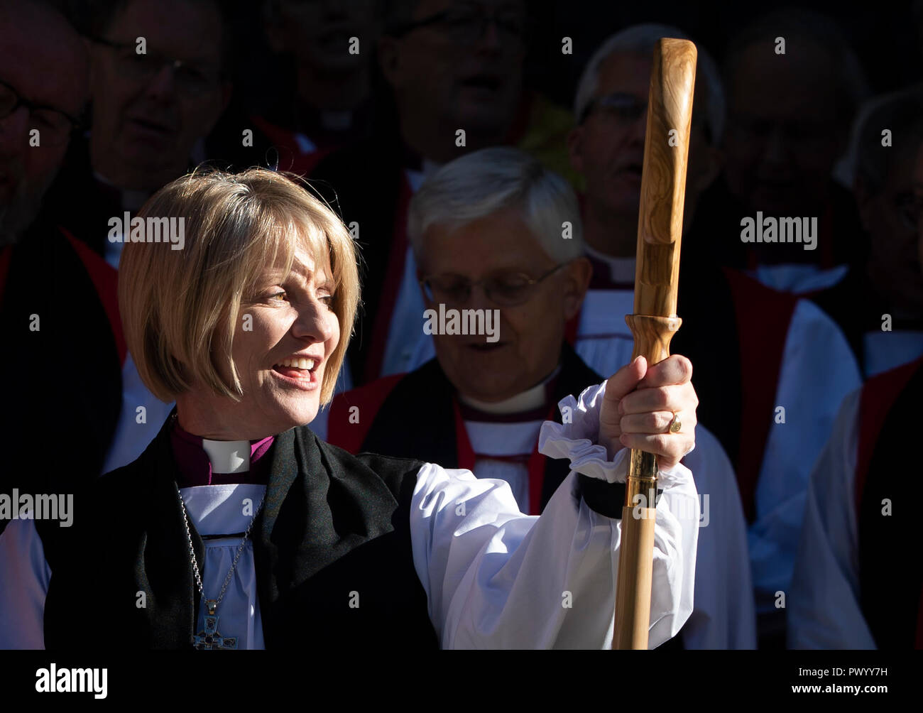 The Venerable Beverley Anne Mason following her consecration as the ...