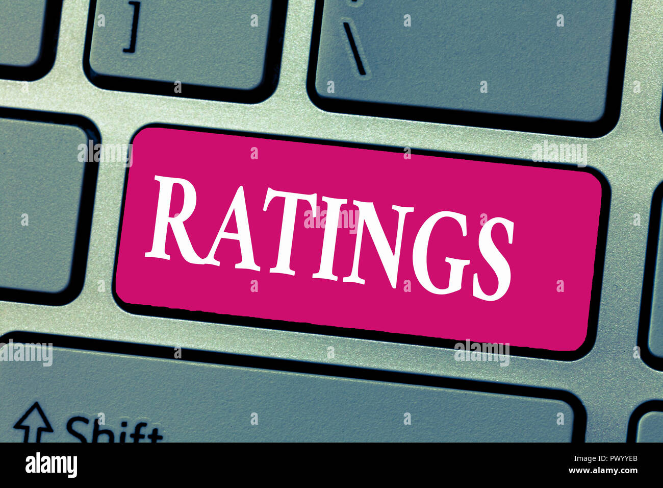 Word writing text Ratings. Business concept for Classification Ranking ...
