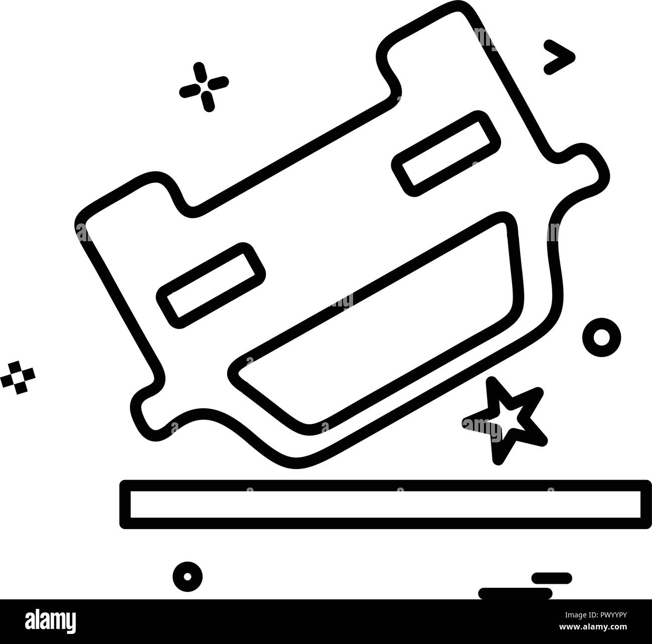 Accident icon design vector Stock Vector Image & Art - Alamy