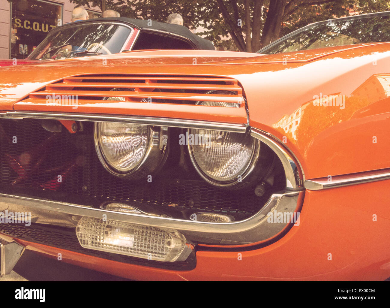 ANCONA , ITALY - SET 23 - 2018 : ALFA ROMEO MONTREAL 1976 old car Stock ...