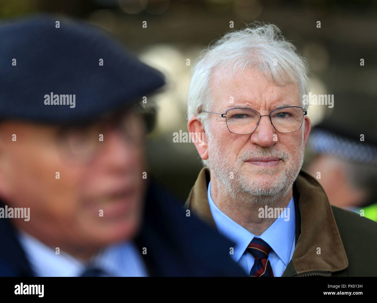 Judge Mr Justice Sweeney in the trial of Russell Bishop during a site ...