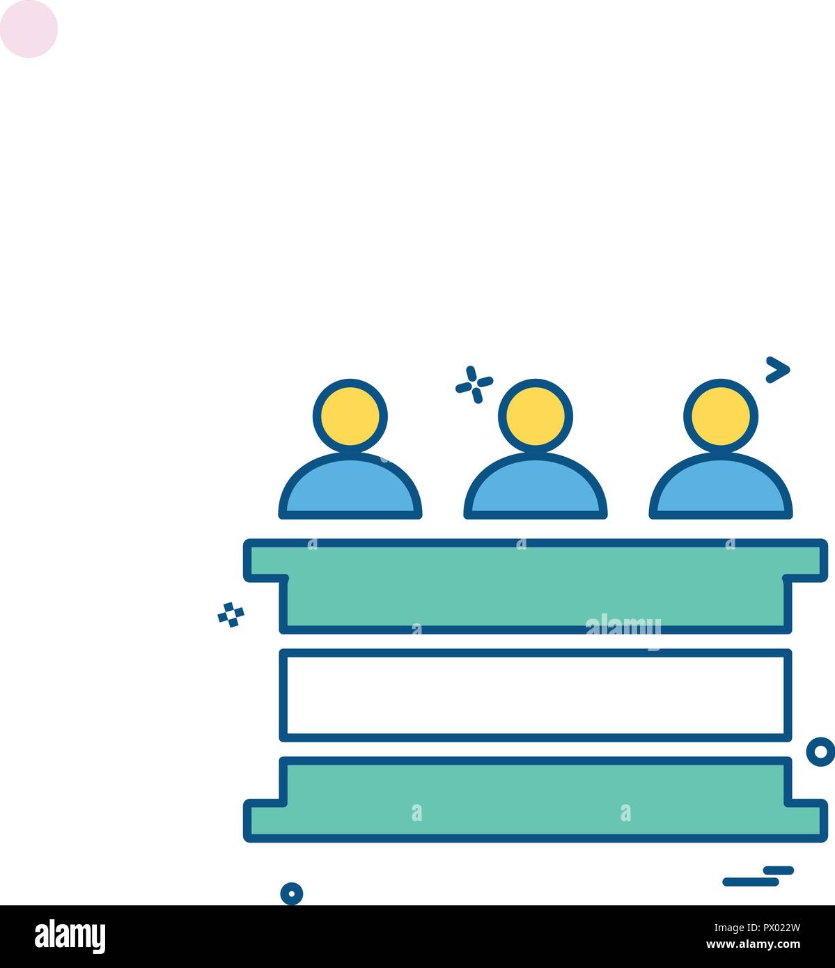 Lawyer character avatar icon vector Stock Vector Images - Alamy