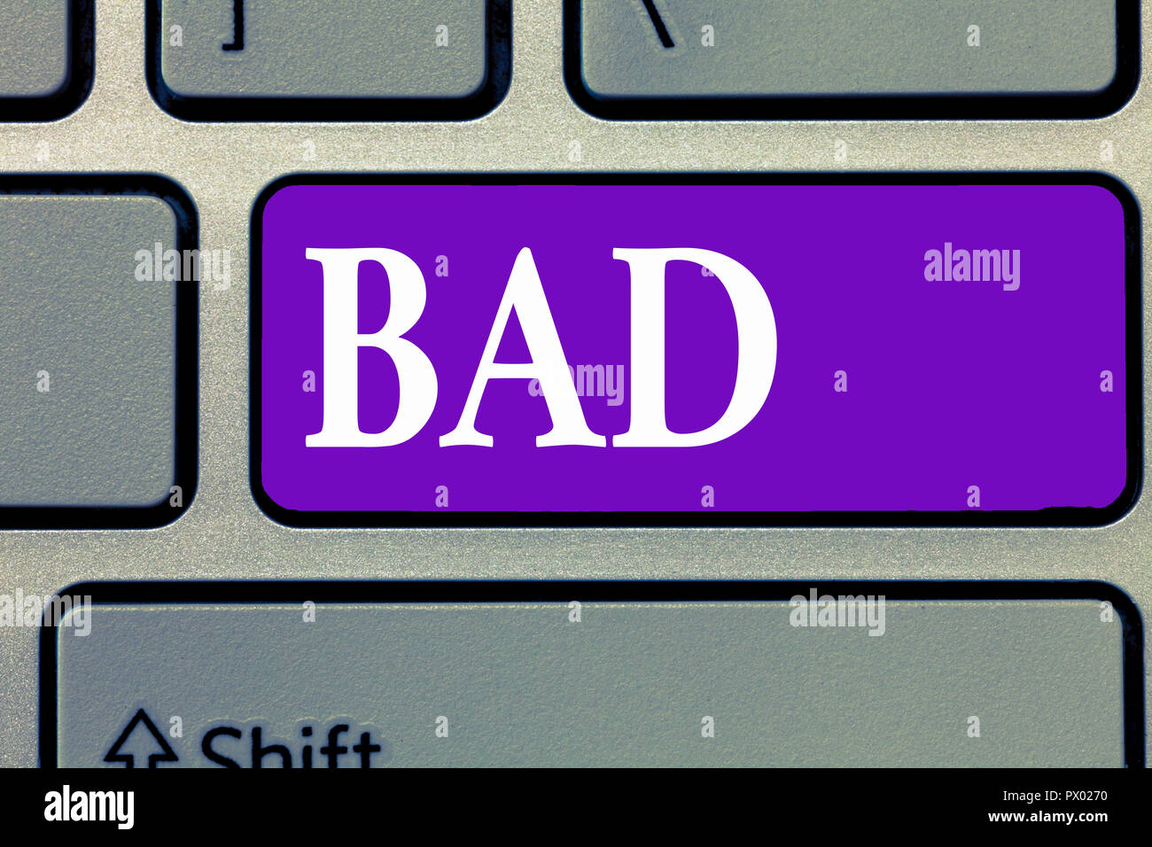 Word writing text Bad. Business concept for Unpleasant things that ...